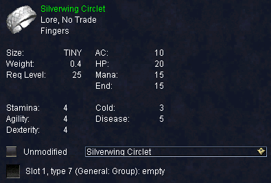 Silverwing Circlet :: Items :: EverQuest :: ZAM