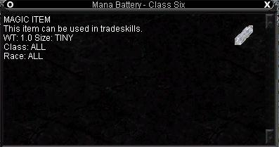 Mana Battery - Class Six :: Items :: EverQuest :: ZAM