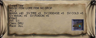 Treant Tear :: Items :: EverQuest :: ZAM