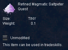 Refined Magmatic Saltpeter :: Items :: EverQuest :: ZAM