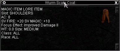 Wurm Scale Coat :: Items :: EverQuest :: ZAM
