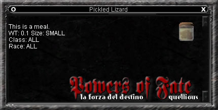 Pickled Lizard :: Items :: EverQuest :: ZAM