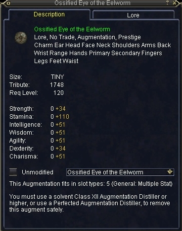 Ossified Eye of the Eelworm :: Items :: EverQuest :: ZAM
