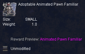 Adoptable Animated Pawn Familiar :: Items :: EverQuest :: ZAM