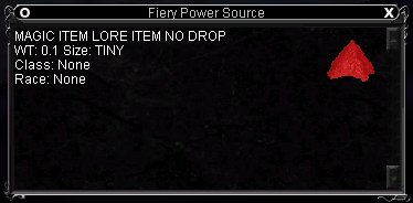 Fiery Power Source :: Items :: EverQuest :: ZAM