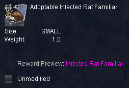 Adoptable Infected Rat Familiar :: Items :: EverQuest :: ZAM
