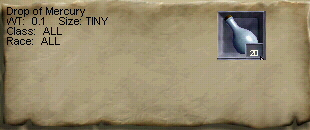 Drop of Mercury :: Items :: EverQuest :: ZAM