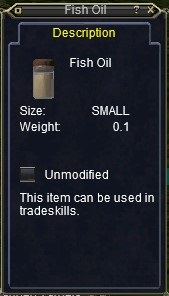 Fish Oil :: Items :: EverQuest :: ZAM