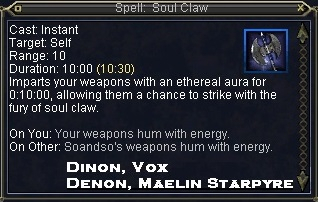 Soul Claw :: EverQuest :: ZAM