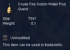 Crude Fire Goblin Water Pod :: Items :: EverQuest :: ZAM