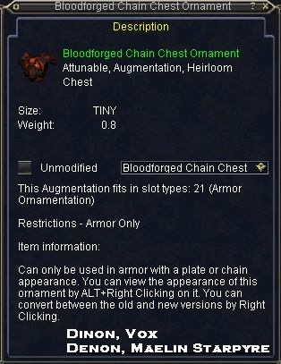 Bloodforged Chain Chest Ornament :: Items :: EverQuest :: ZAM