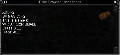 Pixie Powder Cinnesticks :: Items :: EverQuest :: ZAM