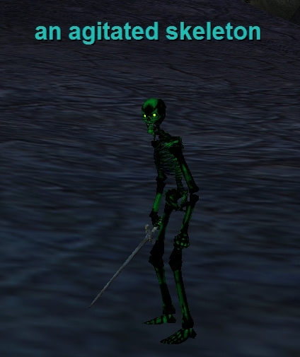 an agitated skeleton :: Bestiary :: EverQuest :: ZAM