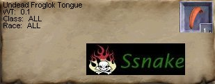 Undead Froglok Tongue :: Items :: EverQuest :: ZAM