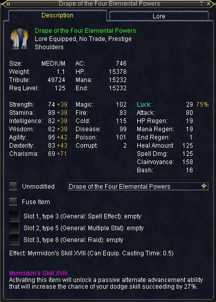 Drape of the Four Elemental Powers :: Items :: EverQuest :: ZAM
